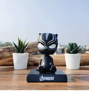 Royal Fury: Black Panther Bobblehead – Gifting Bonsai